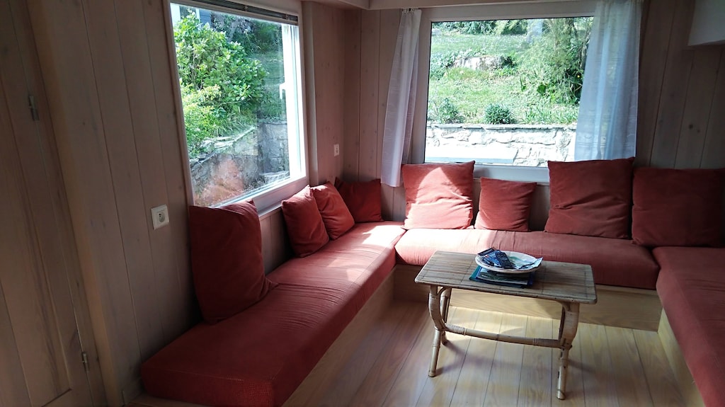 Chalet En Bois Vue Mer, Beau Jardin, Baignade à 5 Mn à Pied. Chiens Acceptés. - Camaret-sur-Mer