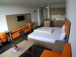 Apartamento | Secretária, quartos insonorizados, Wi-fi grátis 