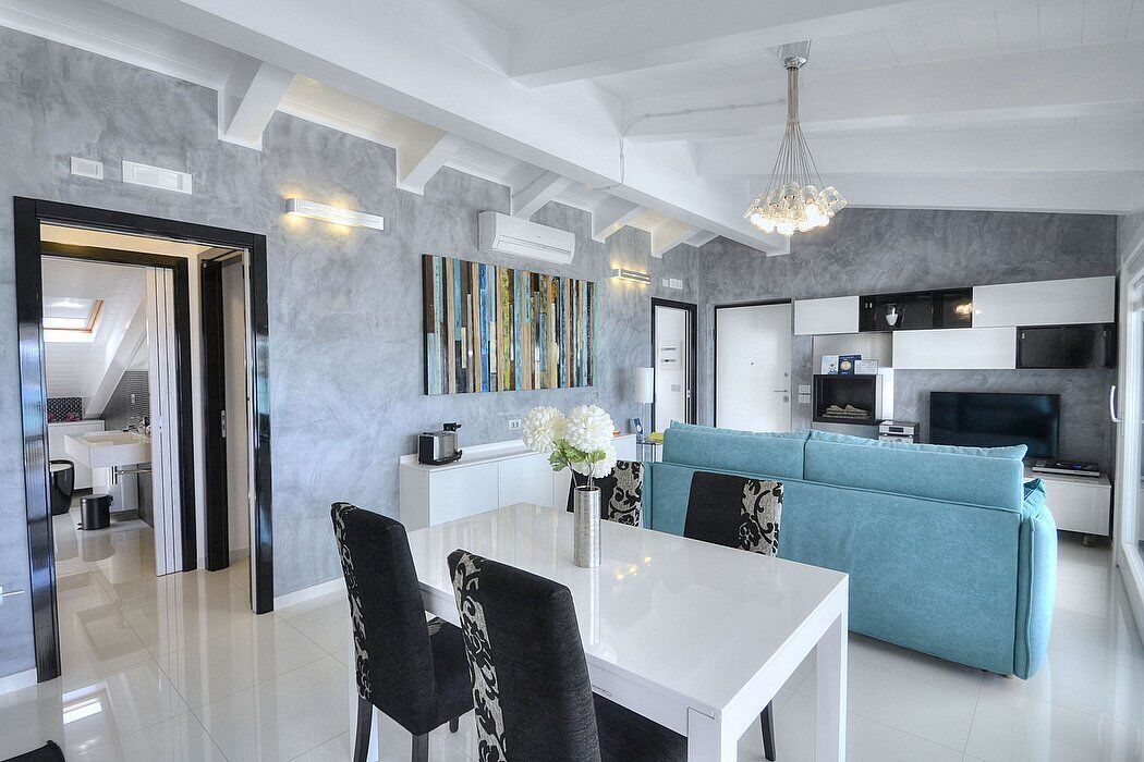 Naomi Suite: Un Appartement Moderne Et Charmant Qui Fait Partie D'une Villa Face Au Soleil Et à La Mer. - Agropoli