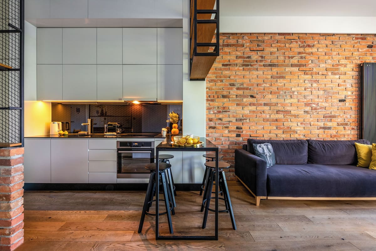 Apartamento elite, ar-condicionado, vista para o pátio | Roupas de cama antialérgicas, individualmente decorados