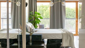 Apartamento Clássico, vista para o rio | Roupa hipoalergénica, com decoração personalizada