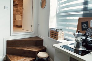 Estúdio, 1 quarto | 1 quarto, roupas de cama premium, camas com colchões pillow-top