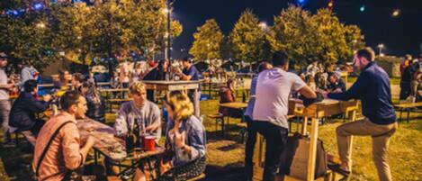 Refeições ao ar livre