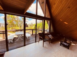 Casa de campo, 2 quartos | Área de estar | TV de tela plana