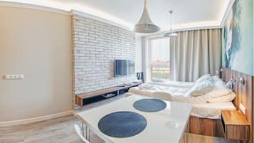 Apartamento, vista para o rio (214b) | Individualmente decorados, individualmente mobiliados