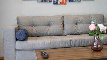 Suíte, terraço | Área de estar | TV LCD