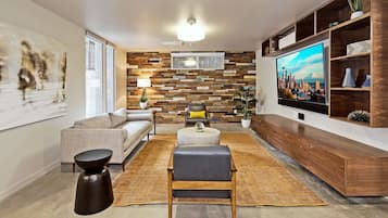 Apartamento, 1 cama queen-size | Lençóis de algodão egípcio, roupa de alta qualidade
