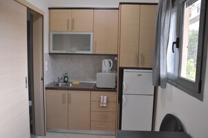 Estúdio | Cozinha privada | Geladeira grande, micro-ondas, cafeteira/chaleira, chaleira elétrica