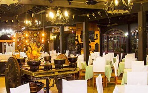 Café da manhã, almoço e jantar