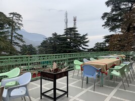 Terraço no piso superior