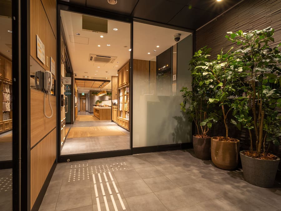 Entrada do alojamento