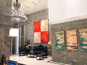 Sala de estar do lobby