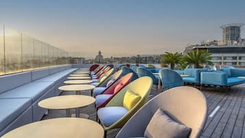 Terraço no piso superior