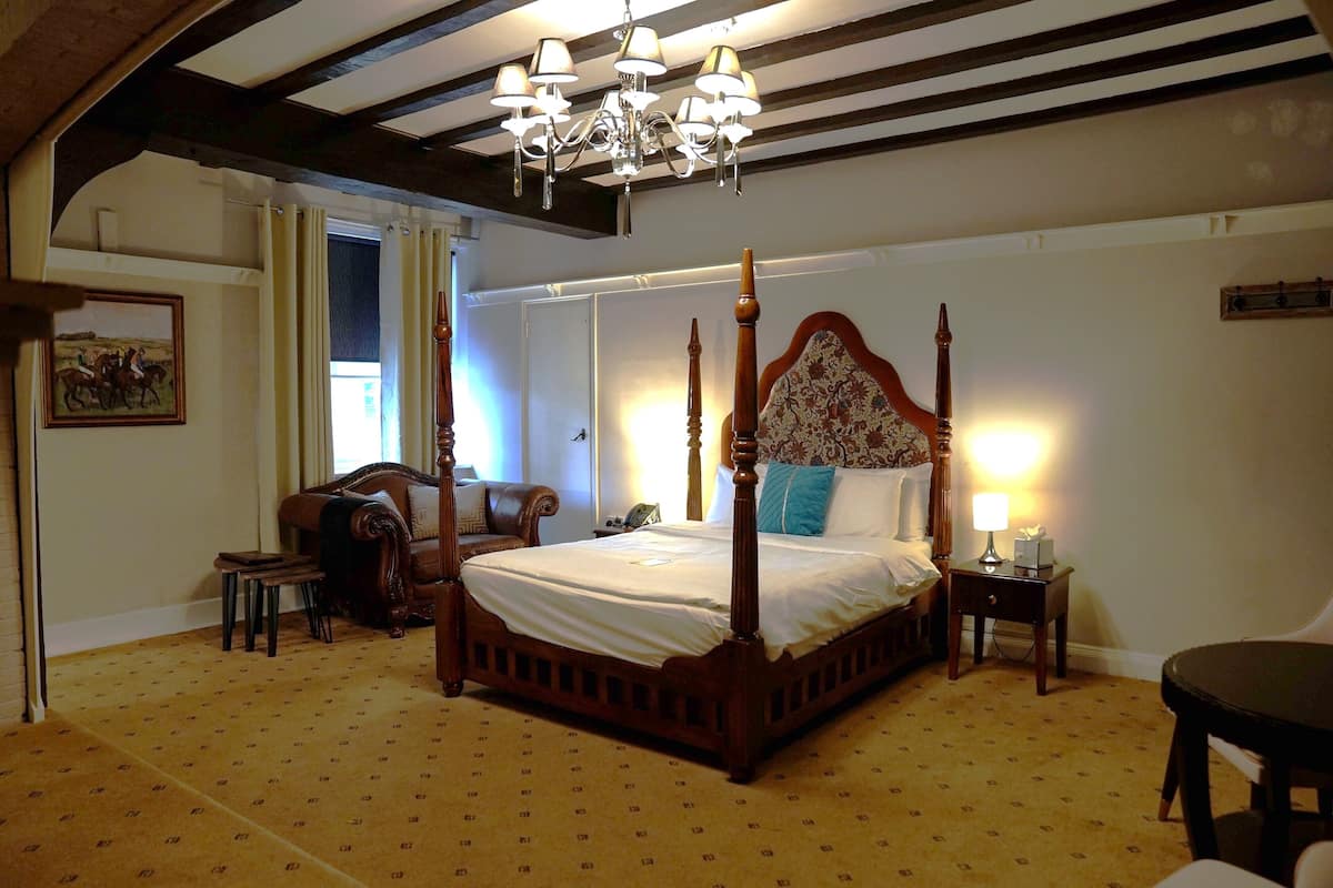 Quarto Duplo Executivo | Ferro/tábua de engomar, Wi-fi grátis, roupa de cama fornecida