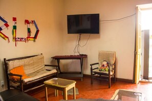 Área de estar no saguão