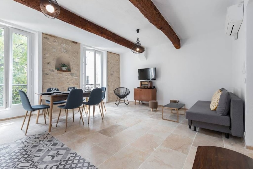 (13c) 3p Typische Charme Old Antibes Provençaalse Markt Air Conditioning (A.c) - Juan-les-Pins