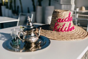 Café da manhã, almoço e jantar