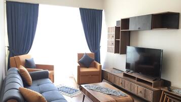 Apartamento, vista para a piscina | 1 quarto, roupa de alta qualidade, com mobília individualizada