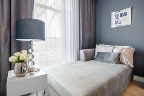 Apartamento (Polna 56A/8 Delux) | Secretária adequada para computadores portáteis, ferro/tábua de engomar 