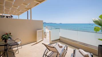 Suite-Estúdio, vista para o mar | Terraço/pátio interior