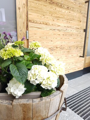 Entrada do alojamento