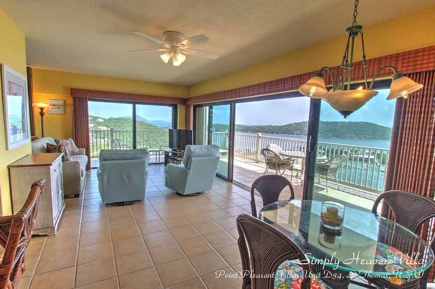 Spectacular Water View-private Wrap-around Balcony-3 Pools-2 Restaurants - Saint Thomas