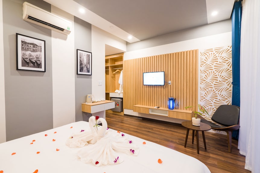 Tranquila Habitación De Lujo Con Balcón En Cam Nam Ward - Hội An