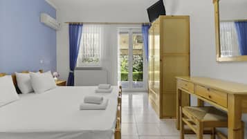 Quarto casal ou duplo standard | 1 quarto, roupas de cama antialérgicas, escrivaninha