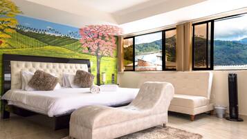 Suite de Luxo, 1 cama de casal, vista para a montanha | Wi-fi grĂĄtis, roupa de cama fornecida