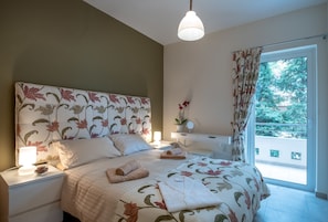 Apartamento de Luxo, várias camas, vista para o mar | Roupa de alta qualidade, com decoração personalizada 