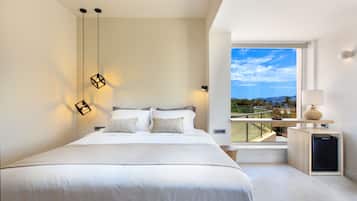 1 quarto, roupas de cama premium, camas Select Comfort, frigobar