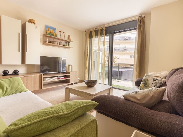 Bonito Apartamento Para 6 Personas Con Wifi, Piscina, A/c, Tv Y Patio - Cambrils
