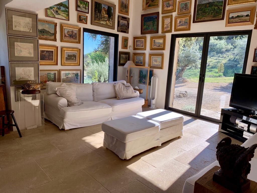 Mas En Provence Avec Vue Exceptionnelle Sur Le Luberon - Rustrel