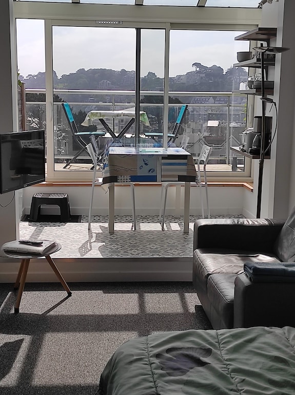 Perros Guirec, Op Het Strand, Veranda + Zuid Terras, Bed 2 Pl, Ea Vac, Wifi - Perros-Guirec