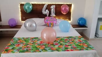 Área para festas de aniversário