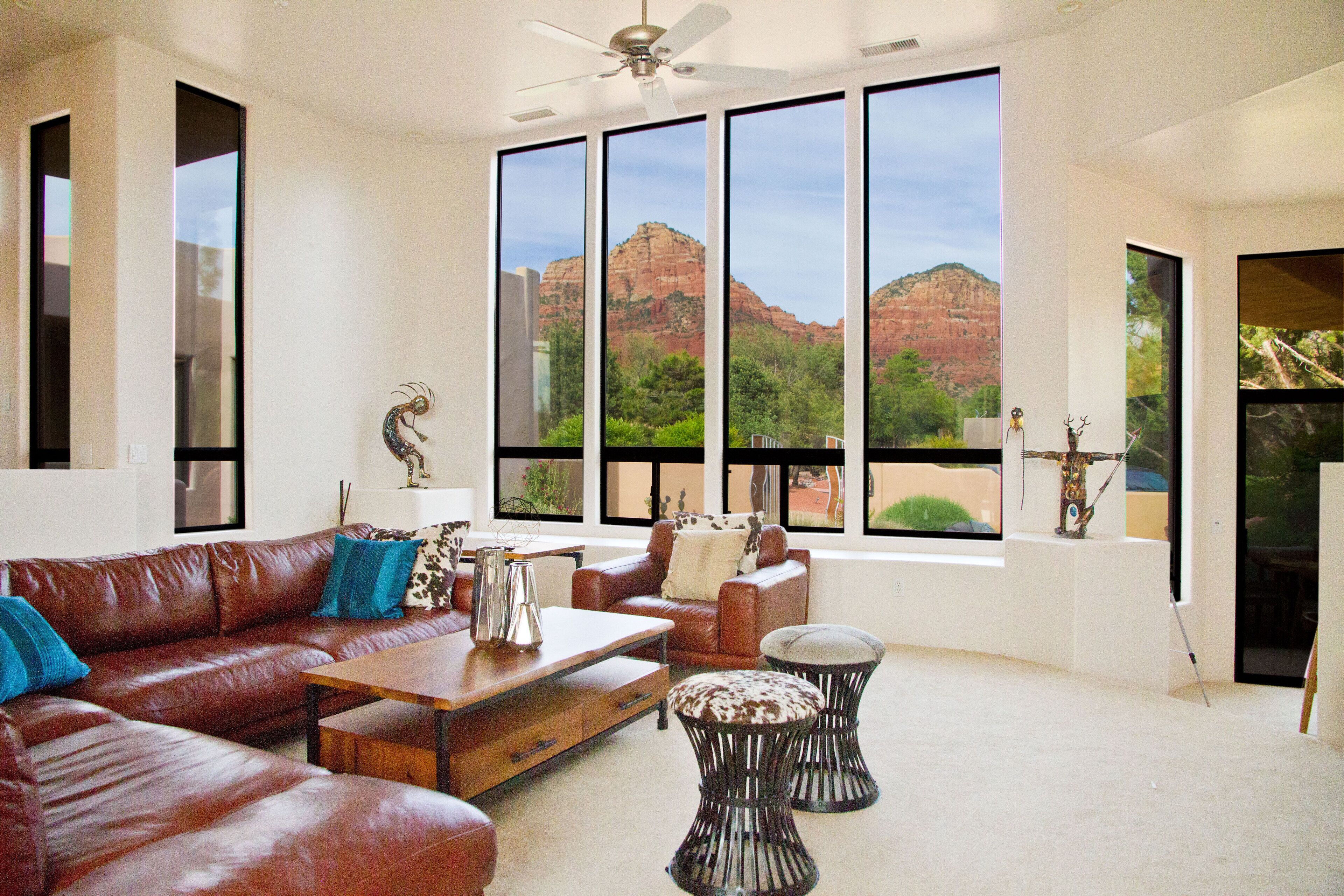 Luxury Resort Style Home - Spectacular Red Rock Views, Salt Pool, Hot Tub, Firepit - Sedona, AZ