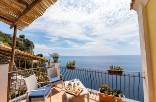 Suite, terraço, vista para o mar (Afrodite) | Varanda