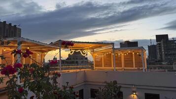 Terraço no piso superior