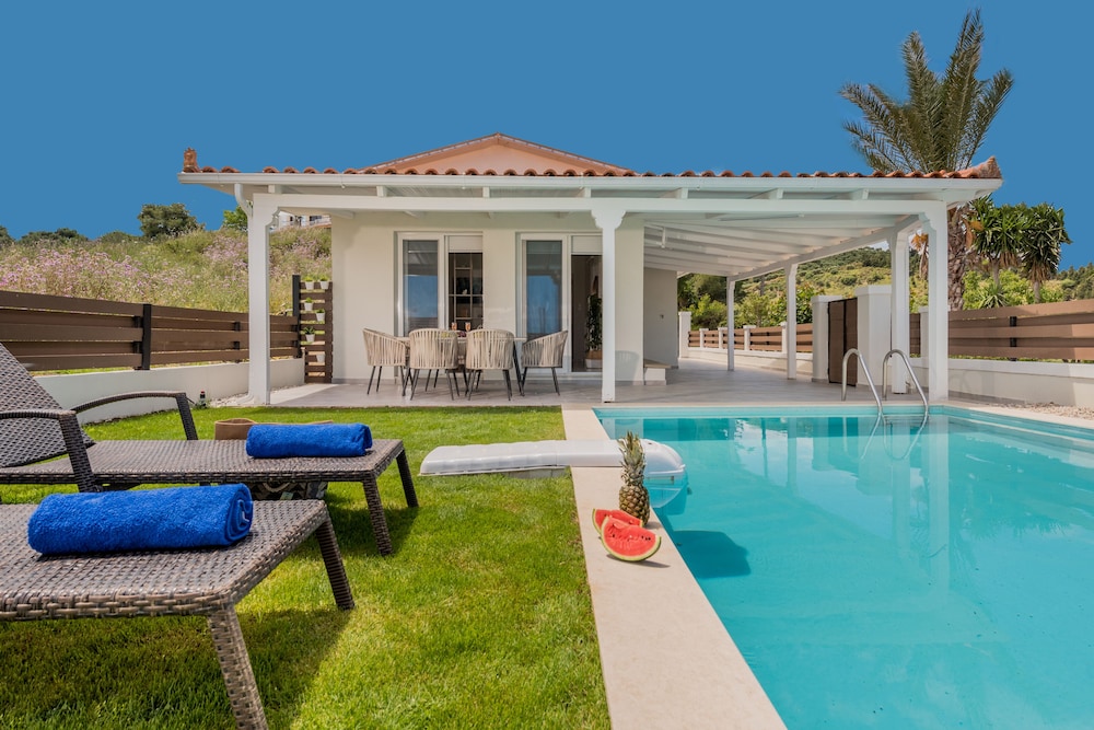 Villa Siesta Mit Eigenem Pool - Kalamaki