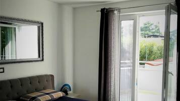 Apartamento Exclusivo, 4 quartos, terraço, vista para a praia (Sofia) | Lençóis de algodão egípcio, roupa de alta qualidade