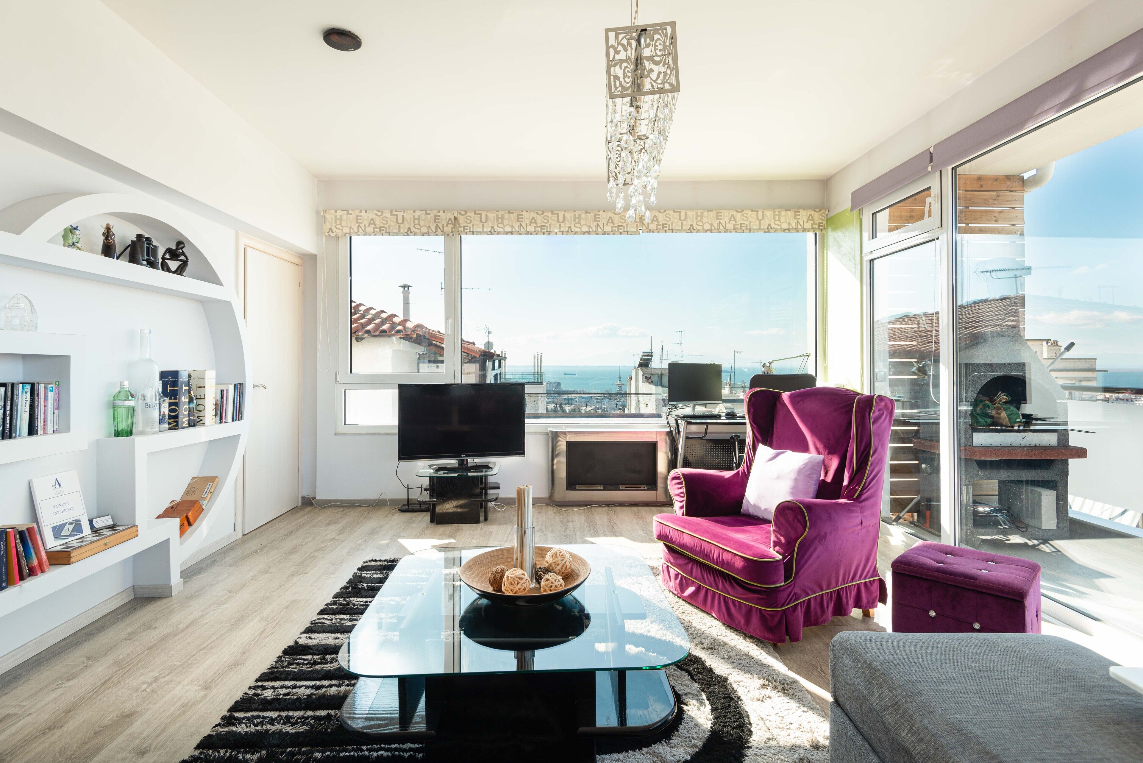 Luxury Presidential Suite With Amazing City View Free Private Parking - Thessaloniki