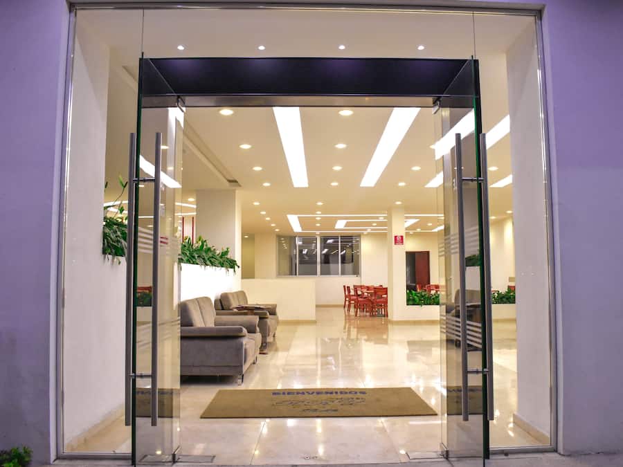 Entrada do alojamento