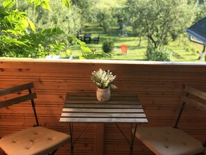 Quarto casal superior, vista para o jardim | Vista para o jardim