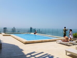 Piscina na cobertura