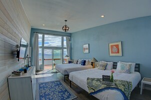 Penthouse de Luxo, várias camas, vista para o oceano | Interior