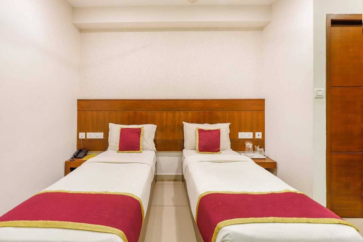 Quarto Twin Executivo, 2 camas individuais | Roupa de alta qualidade, camas de colchão Select Comfort