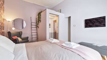 Apartamento, 2 camas Queen | 1 quarto, ferros/tábuas de passar roupa, berços (sobretaxa)