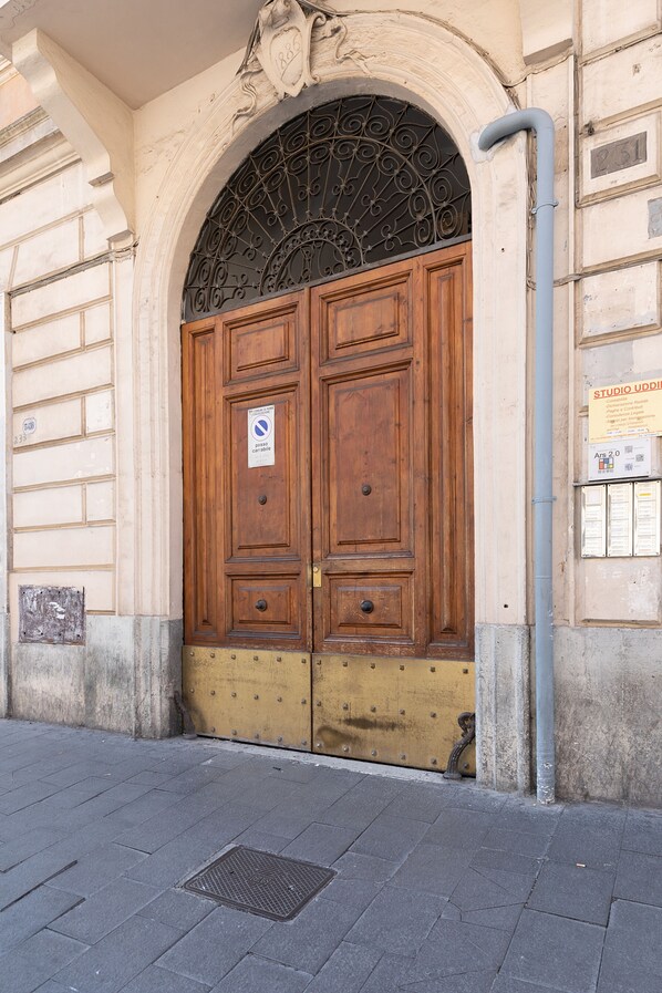 Entrada do alojamento