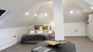 Apartamento Elite, 1 quarto, vista para o jardim (APT 4) | 1 quarto, lençóis de algodão egípcio, roupa de alta qualidade 