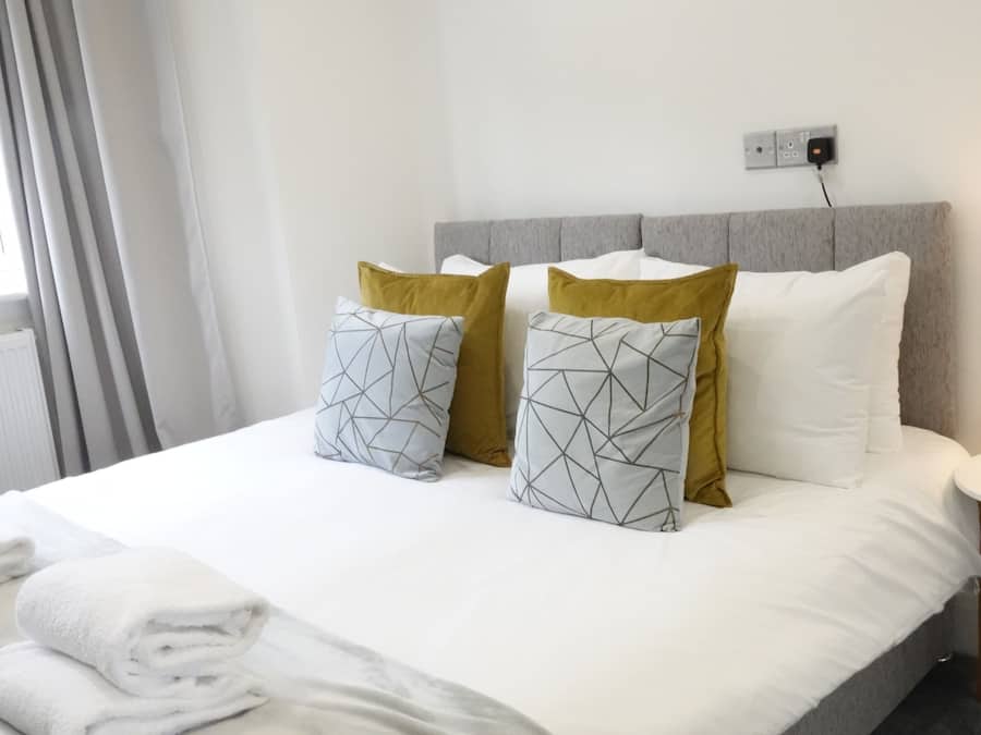Apartamento Elite, 1 quarto, vista para o jardim (APT 4) | 1 quarto, lençóis de algodão egípcio, roupa de alta qualidade